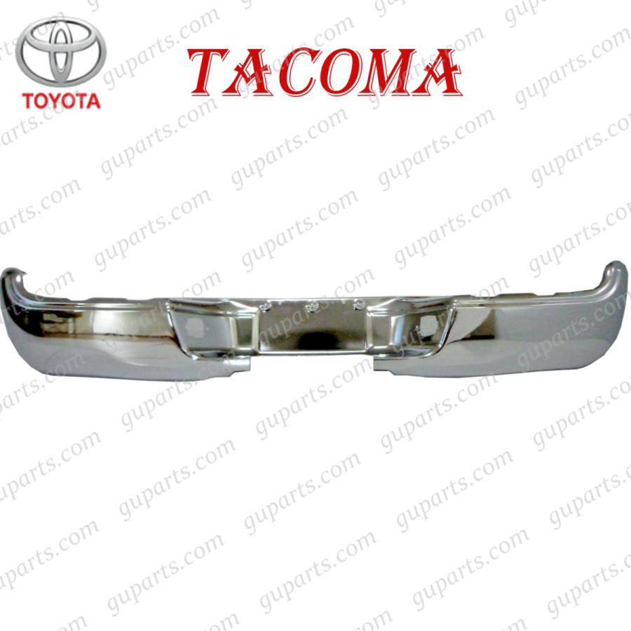 トヨタ タコマ 2005〜2012 リア ステップ バンパー クローム メッキ エアロ スポイラー ボディ キット 52151-04061 ...