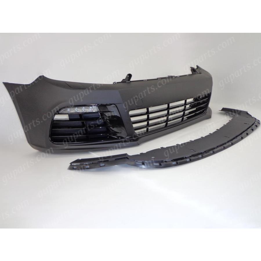 フォルクスワーゲン ワーゲン ゴルフ6 ノーマル GTI カブリオレ → R20 フェイス チェンジ 2009〜2014 フロント バンパー ...