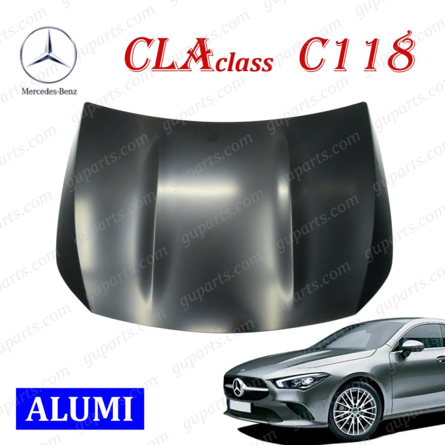 Mercedes-Benz ベンツ CLA C118 X118 ボンネット A1188804700 アルミ CLA180 CLA200d ...