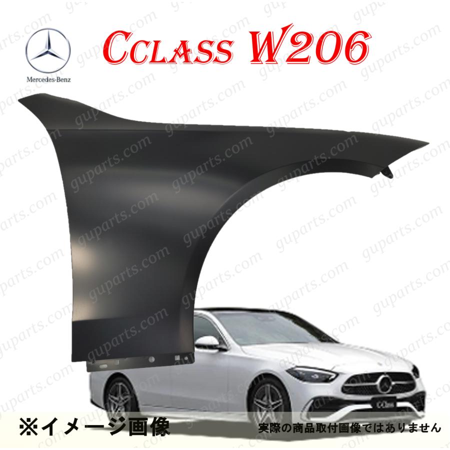 ベンツ C W206 S206 2021〜 C180 C200 C220d C350e C43 AMG 右 フロント フェンダー アルミ A ...