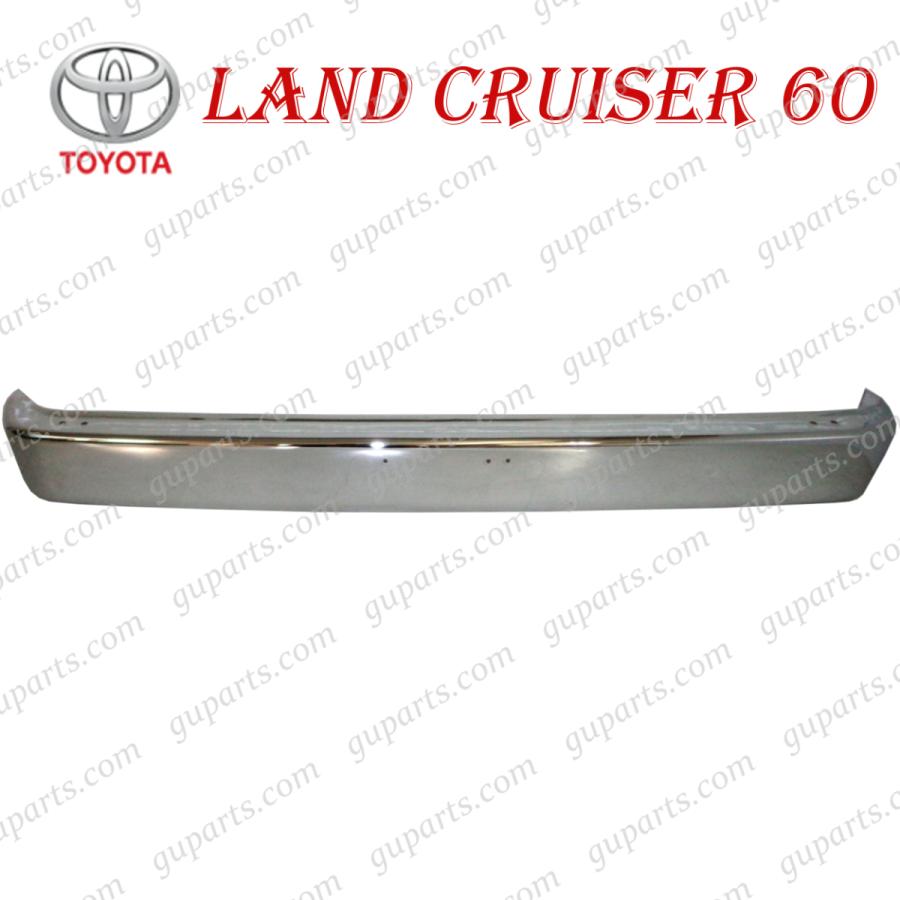ランドクルーザー トヨタ 60 フロント バンパー クローム FJ60V FJ61V FJ62V FJ62G BJ60V BJ61V ...