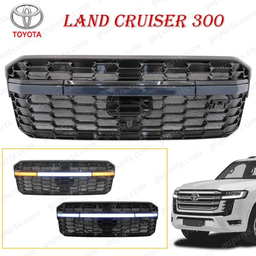 ランドクルーザー 300 LED 付 ラジエーター グリル ランクル GR ZX AX VX GX FJA300W VJA300W 53101 ...