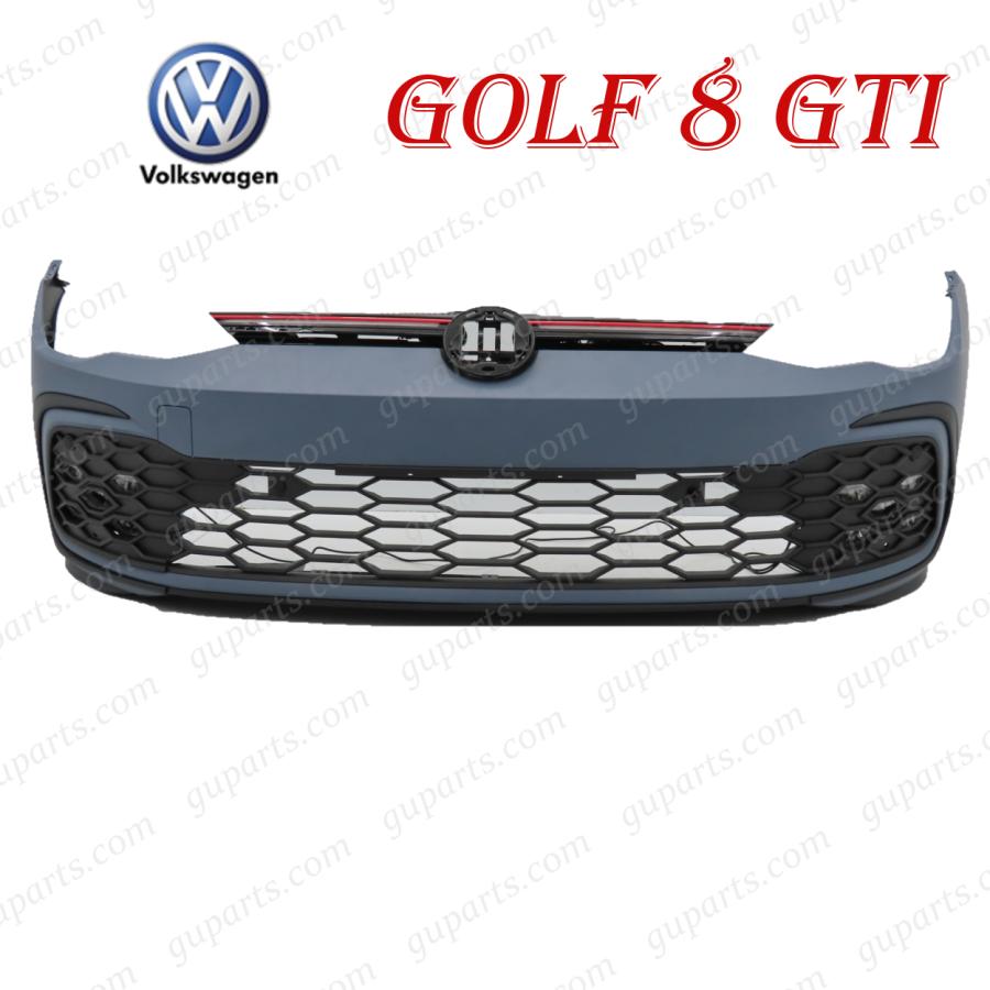 ワーゲン ゴルフ 8 R GTI 2021〜 フロント バンパー グリル フォグ GTIタイプ フェイスチェンジ : GUパーツ - 通販 - Yahoo!ショッピング
