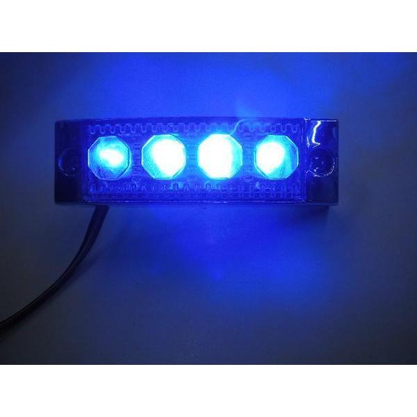 ジェットイノウエ 24v LED4 超ミニフラットマーカーランプ 点灯/点滅 ブルー : グランプリ京都 ヤフーショップ - 通販 - Yahoo!ショッピング