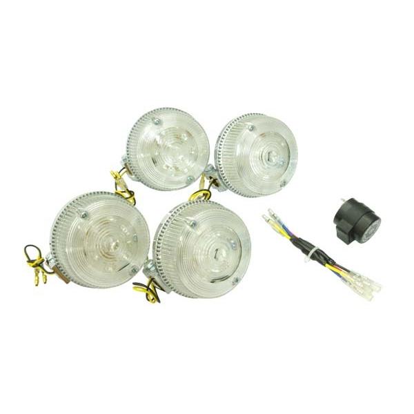 81-4144 Z2タイプLEDウィンカー クリア (Z1/Z750/Z900/Z1000/ZI/ZII/H2/SS750/SS350/A4/A5/D1/KZ/RS : GUTSJAPAN ...