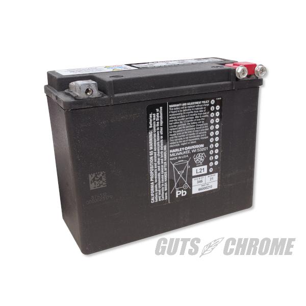 Harley Davidson（ハーレー・ダビッドソン） ハーレー純正バッテリー 80-96年ツアラー用 OEM 66010-82B ...