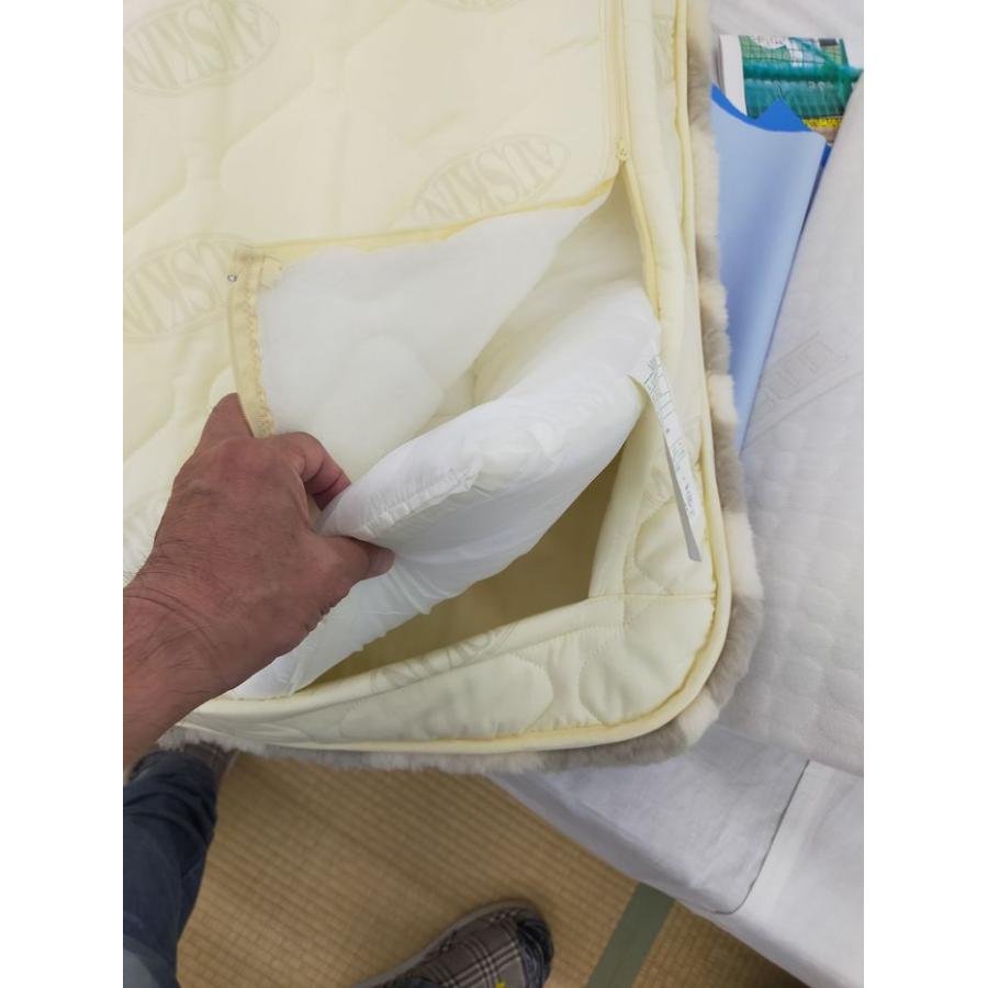 送料無料 高品質ウール100% ムートン敷ふとん 敷き布団 シングルロング S 100×200 中国製 毛100％ :24750-1-2:ぐっすり快眠ネットショップ - 通販 - Yahoo ...