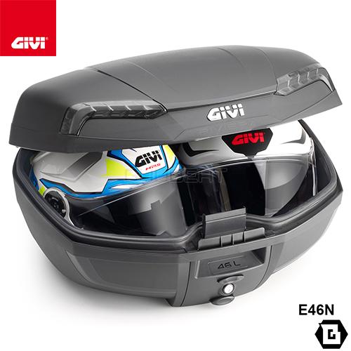 GIVI（ジビ） 【セール12/14まで】GIVI E46NT2 トップケース リビエラ（TECH RIVIERA）ノロックタイプ 46L容量 クリアリフレクター 防水構造 : GUUBEAT ...