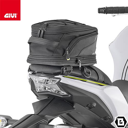GIVI（ジビ） 【セール5/25まで】GIVI EA132B シートバッグ ストラップベルト固定 8L - 11L容量可変 ...