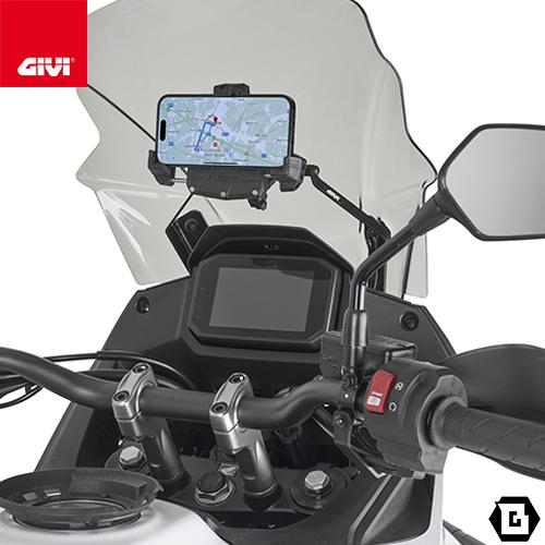 GIVI（ジビ） GIVI S920M SMART CLIP スマホホルダー 外寸112 x 52mm - 148 x 75mm用 ...