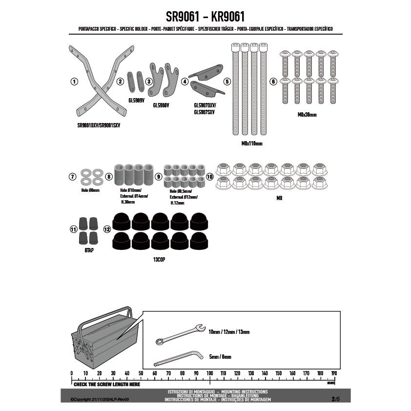 GIVI SR9061 キャリア スペシャルリアラック トップケース用／ROYAL ENFIELD ゲリラ 450専用 : GUUBEAT-MOTO - 通販 - Yahoo!ショッピング