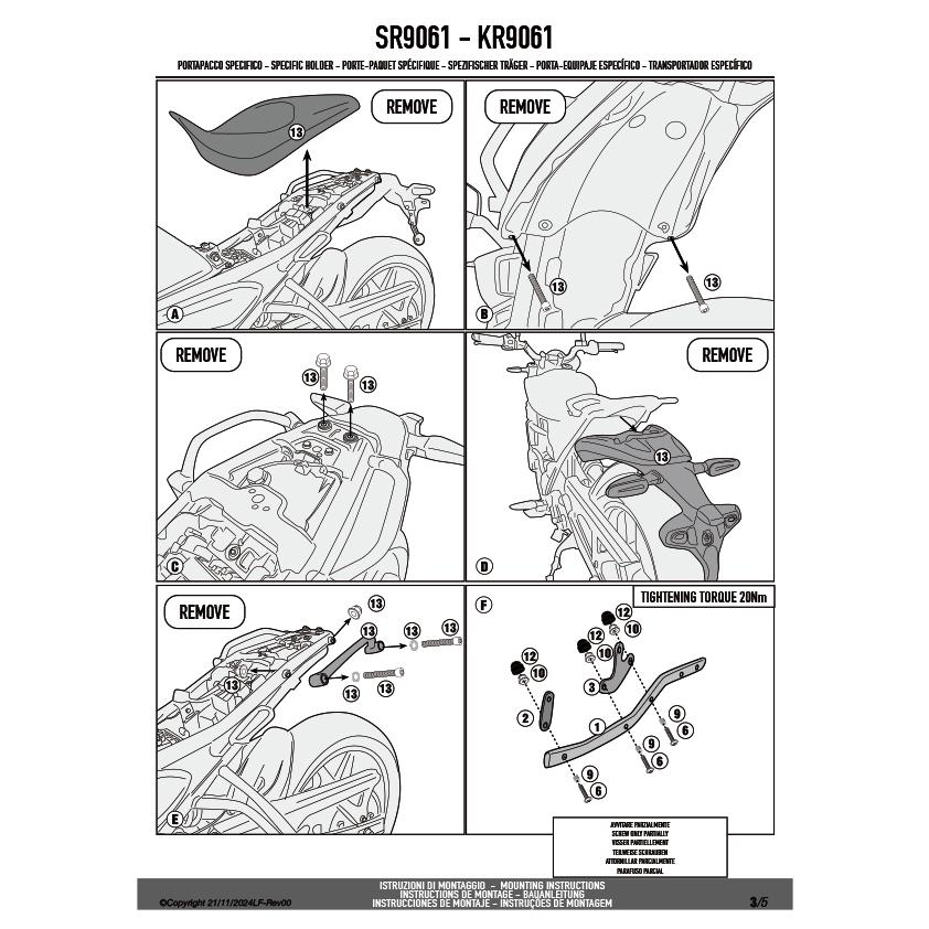 GIVI SR9061 キャリア スペシャルリアラック トップケース用／ROYAL ENFIELD ゲリラ 450専用 : GUUBEAT-MOTO - 通販 - Yahoo!ショッピング