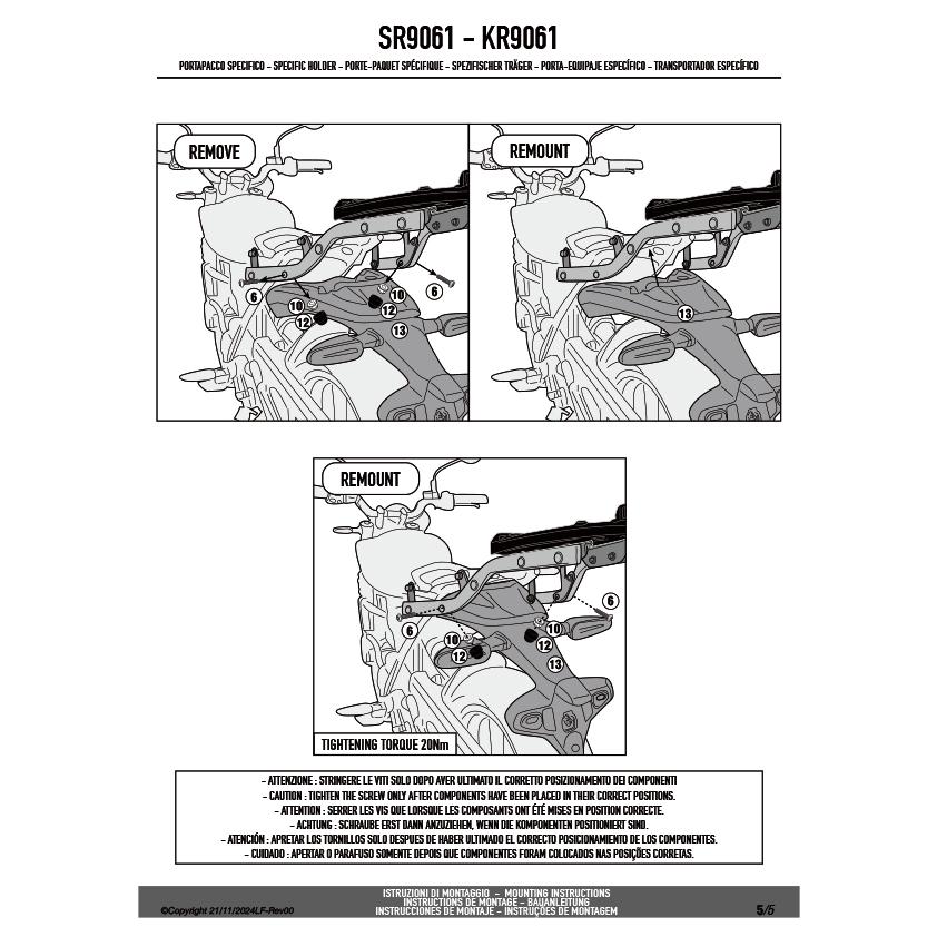 GIVI SR9061 キャリア スペシャルリアラック トップケース用／ROYAL ENFIELD ゲリラ 450専用 : GUUBEAT-MOTO - 通販 - Yahoo!ショッピング