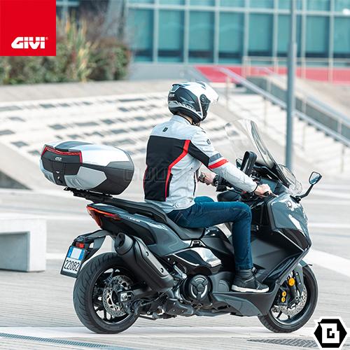 GIVI V58NNB MAXIA 5 トップケース MONOKEYタイプ 58L容量 ブラックパネル / レッドレンズ ブラック : GUUBEAT-MOTO - 通販 - Yahoo!ショッピング