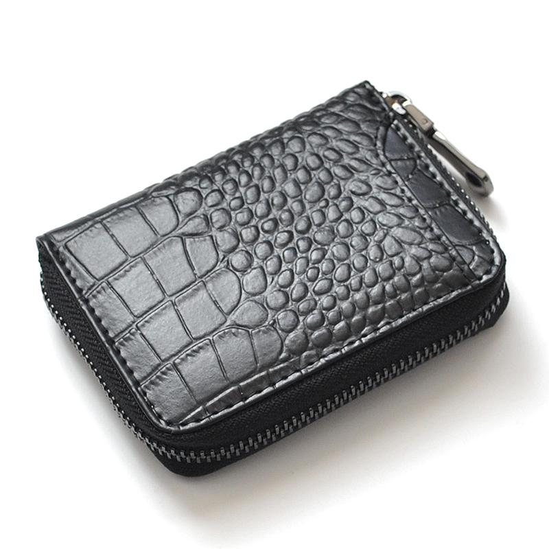 ビームズスクエア 小型財布 クロコ型押し牛革コインケース BS-3158 2色展開 お札二つ折り収納可能です : セレクトショップGUY’na - 通販 - Yahoo!ショッピング