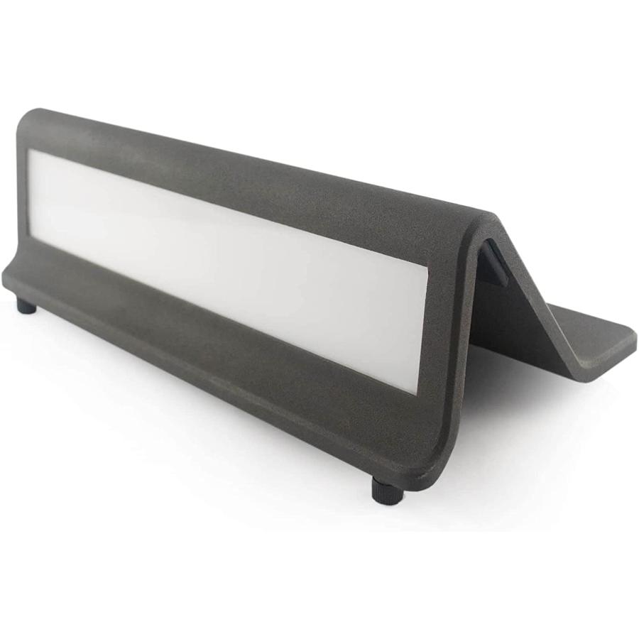 GWSOLAR ソーラー表札灯 門柱灯 【アルミダイキャスト合金 オフブラック色】Smart Lighting制御で夜間ずっと点灯 全灯 ...