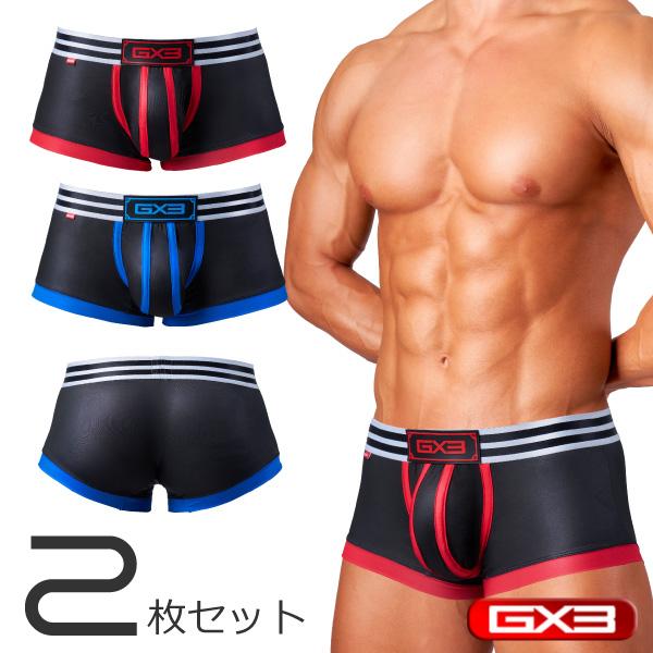 GX3 2枚パンツセット GX3/ジーバイスリー GLOSS TOUCH DX BLACK ボクサーパンツ : GX3 - 通販 - Yahoo!ショッピング