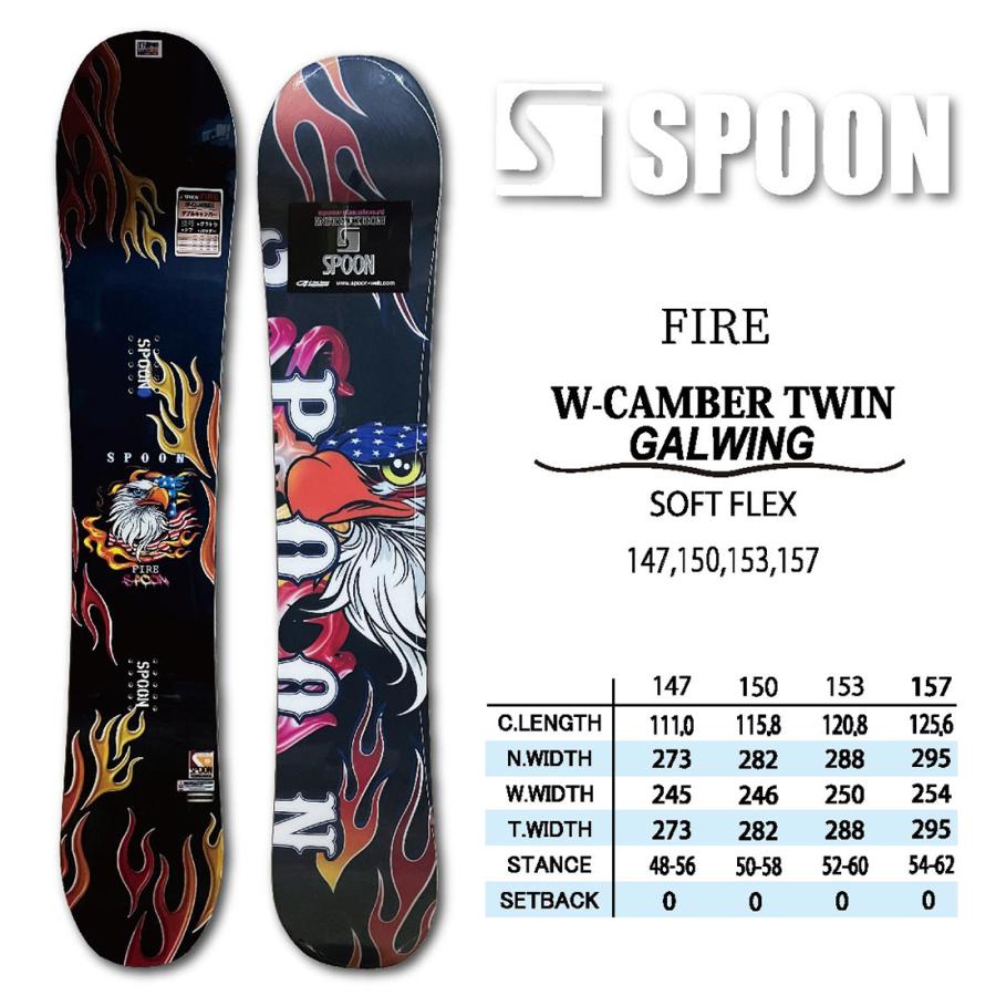 SPOON（スプーン） スノーボード スノボー 板 SPOON FIRE 2025 モデル