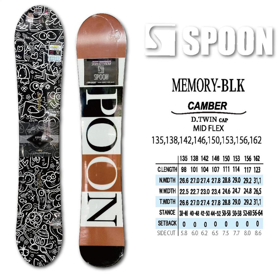 SPOON（スノーボード） スノーボード スノボー 板 SPOON MEMORY BLACK 2025 モデル メンズ レディス キャンバー（単品） : ACTOUT - 通販 - Yahoo ...