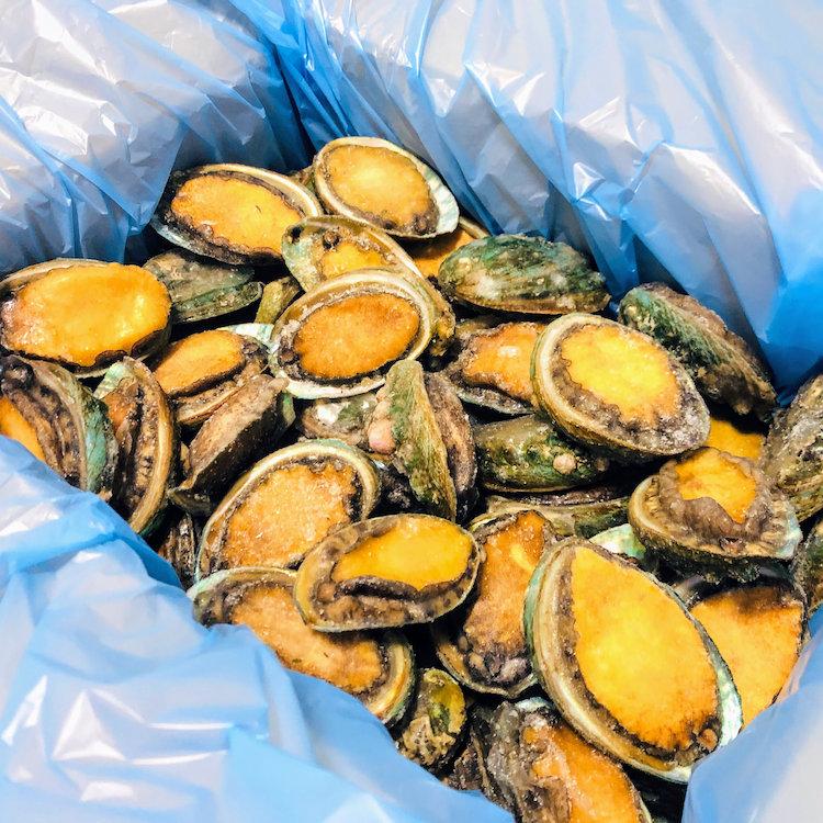 アワビ 鮑 活〆冷凍 1kg（1枚45-60gサイズ） : 活魚介の振興商事 - 通販 - Yahoo!ショッピング