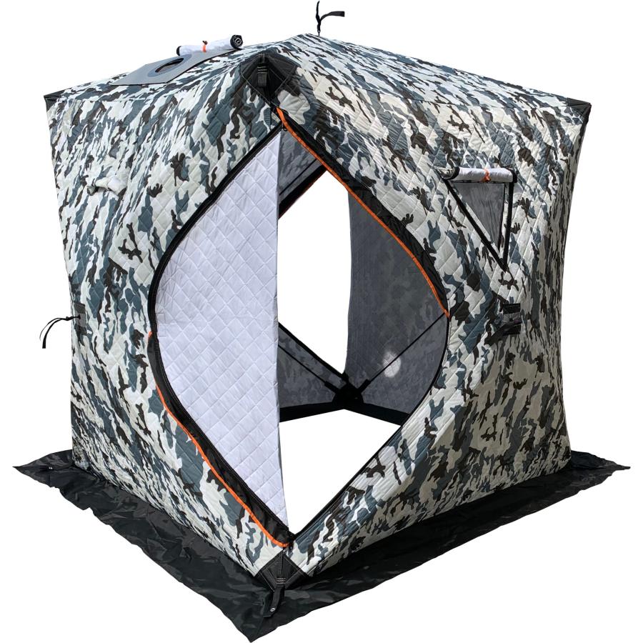 pastoral nomad テントサウナ用テント本体 煙突ガード2枚付き(径110mm,130mm) ホンマ製作所薪ストーブ対応 Y220*D220*H200cm 60秒簡単設営 アウトドア ...