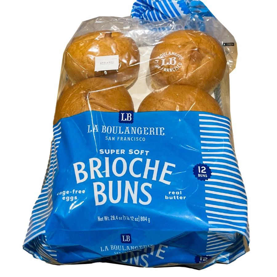 コストコ（Costco） LA BOULANGERIE ブリオッシュバンズ 12個 スーパーソフト shaw bakers brioche ...