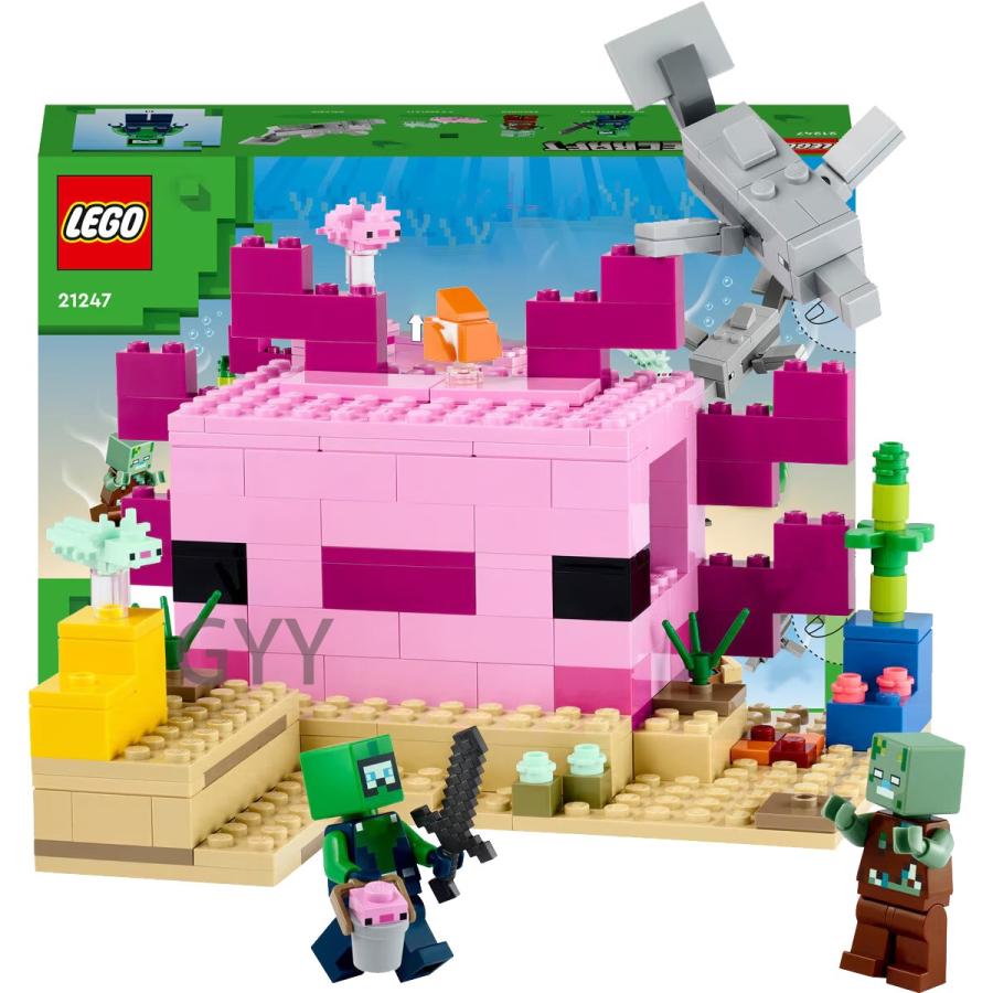 レゴ ウーパールーパーハウス LEGO Minecraft The Axolotl House 21247 : axolotl-house-21247 : GYY - 通販 - Yahoo ...