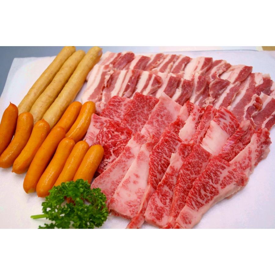 焼肉セット BBQ キャンプ 川遊び コンロ テーブル ウィンナー A4 A5 黒毛和牛 雌 牛 限定 モクモク バーベキュー セット 2Kg :BBQ-mokumoku-set20:はいばら ...