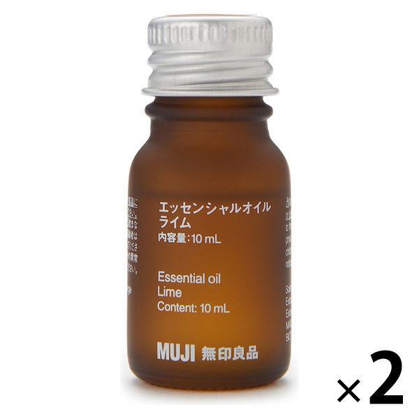 LOHACO - 【SALE】 無印良品 エッセンシャルオイル ライム 10mL 1セット（2個） 良品計画