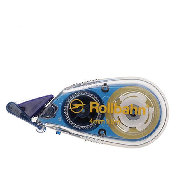 LOHACO - ロルバーン 修正テープ 幅4mm×6m ダークブルー 青 使いきりタイプ デルフォニックス（Rollbahn）