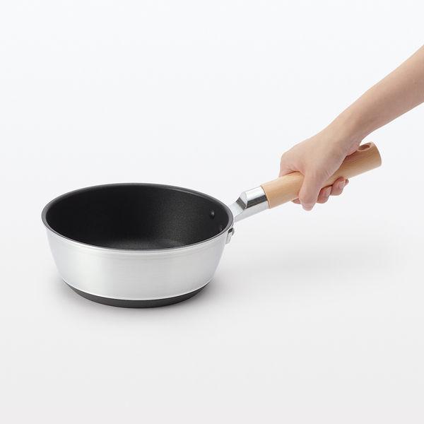 LOHACO - 無印良品 鍋としても使える こびりつきにくいフライパン 深型 IH対応 約直径20cm 良品計画