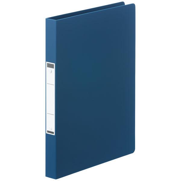 LOHACO - リヒトラブ アスクル 共同企画 ユーロスタイル 丸型ツイストリングファイル A4タテ 背幅27mm 10冊 ブルー オリジナル