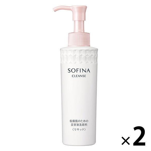 LOHACO - 花王 SOFINA（ソフィーナ） 乾燥肌のための美容液洗顔料 ＜リキッド＞ 150mL×2個