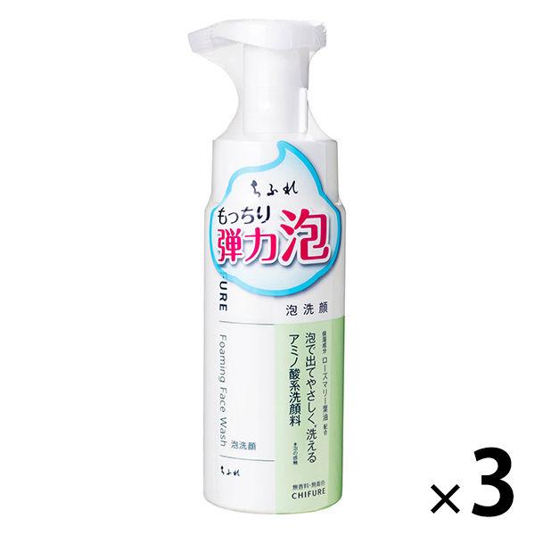 LOHACO - PayPayポイント大幅還元 ちふれ化粧品 泡洗顔 S 180ml 3個