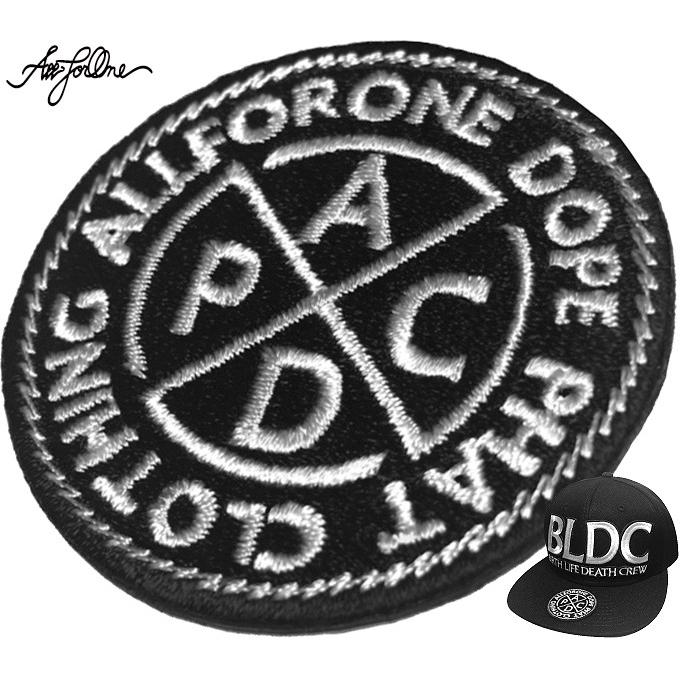 【AFO】ADPC WAPPEN【BLACK/WHITE】【ゆうパケット配送対象商品】スポーツワッペン ニューエラシール ニューエラ ...