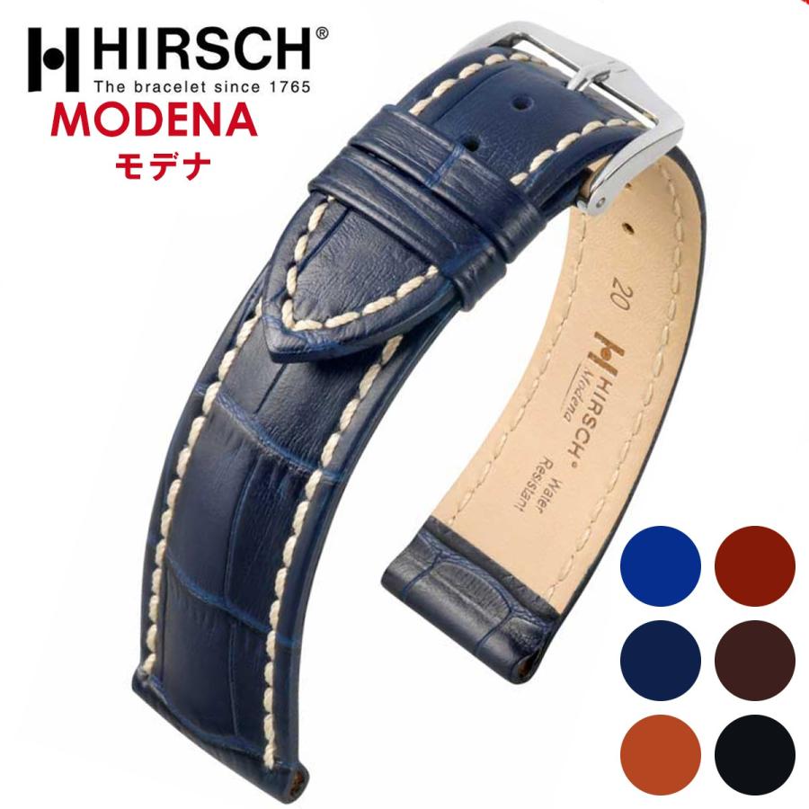 HIRSCH ヒルシュ MODENA モデナ 腕時計用 レザーベルト サイズ:E18 E19 E20 E22 E24 : 8号店 - 通販 - Yahoo!ショッピング