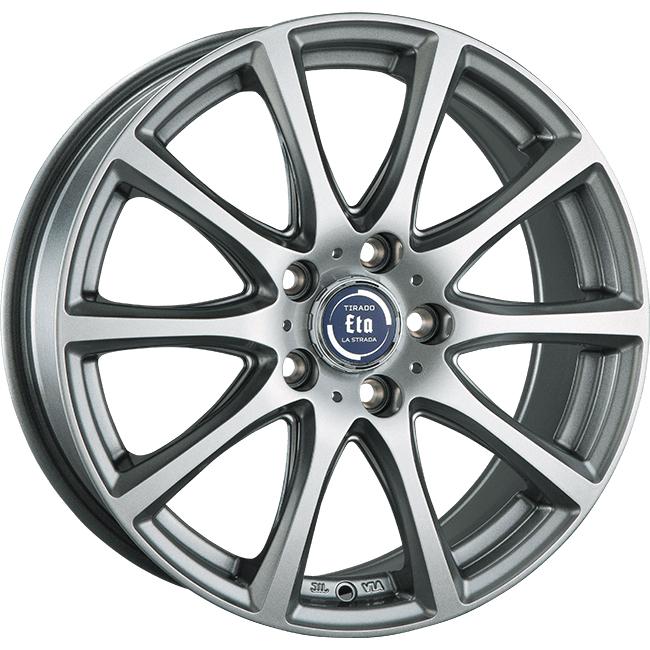 【阿部商会】ティラード イータ 17インチ 17x7.0J 5/114.3 INSET:38 ハイライトシルバー 1本 LA STRADA ラ ストラーダ TIRADO ETA : はちっこ ...