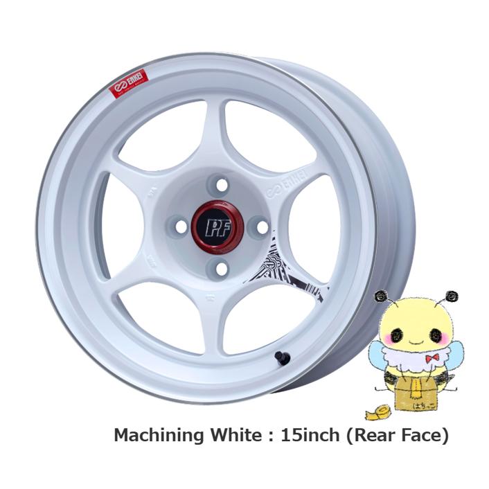 ENKEI PerformanceLine PF06 18インチ 18x9.5J 5/114.3 INSET:27 マシニングホワイト(M/W) 1本 エンケイ パフォーマンスライン : はち ...