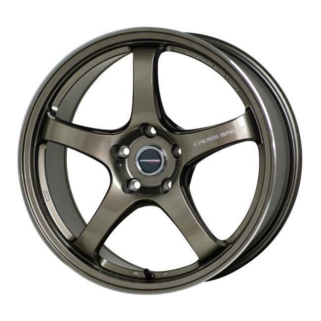 HOT STUFF 【ホットスタッフ】クロススピード ハイパーエディション CR5 18インチ 18x7.5J 5/114.3 INSET:48 ブロンズメタル(BRM) 1本 新品 アルミ ...