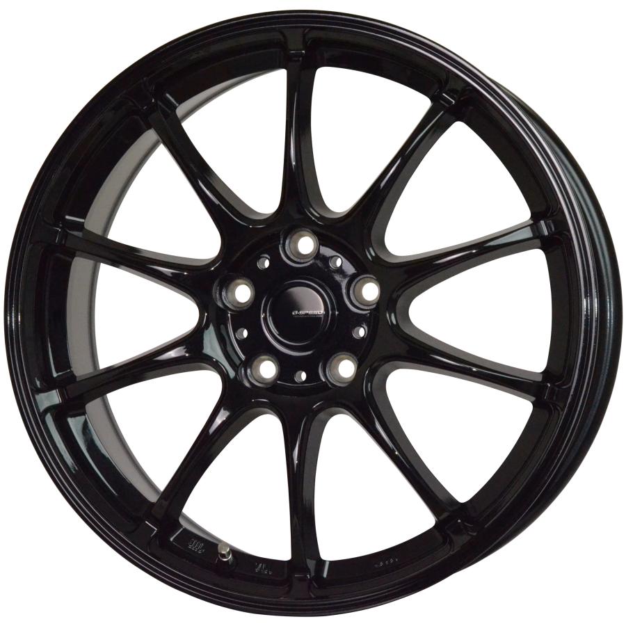 HOT STUFF 【ホットスタッフ】G.speed G-07 17インチ 17x7.0J 5/100 INSET:45 メタリックブラック(MBK) 1本 ジースピード Gスピード 新品 ...