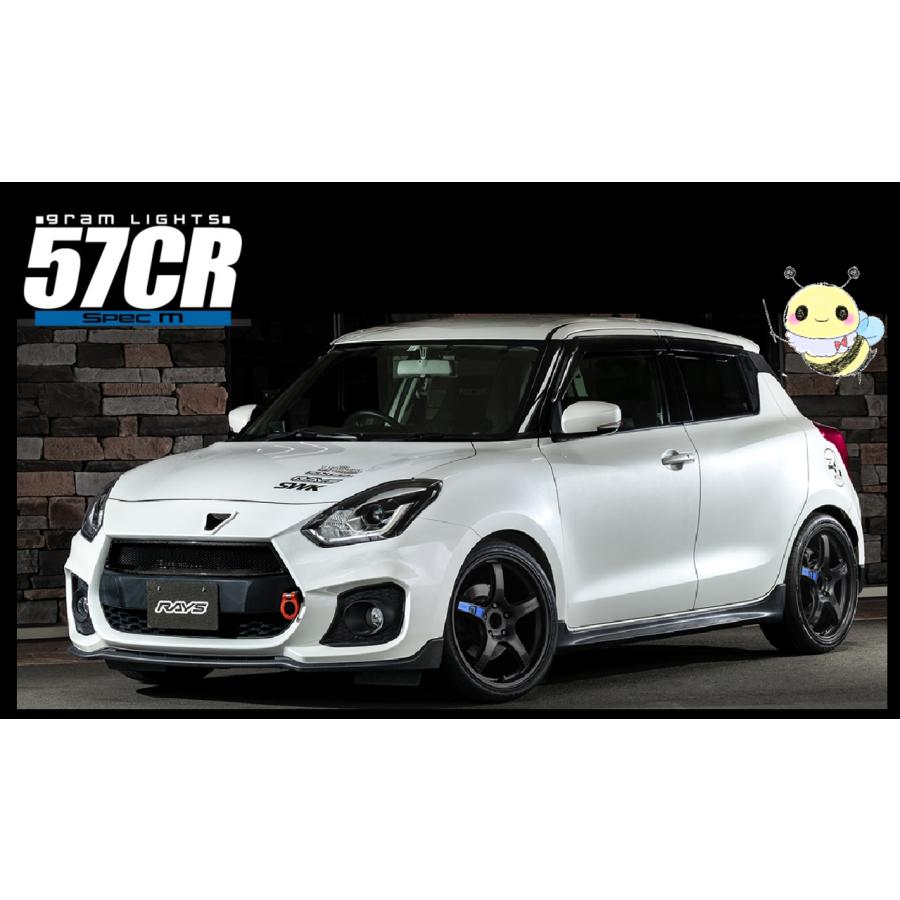 RAYS 57CR SPEC-M 18インチ 18x7.5J 5/114.3 INSET:50 AXZ スーパーダークガンメタ 1本 レイズ 57CR スペックM : はちっこ・ブーブー ...