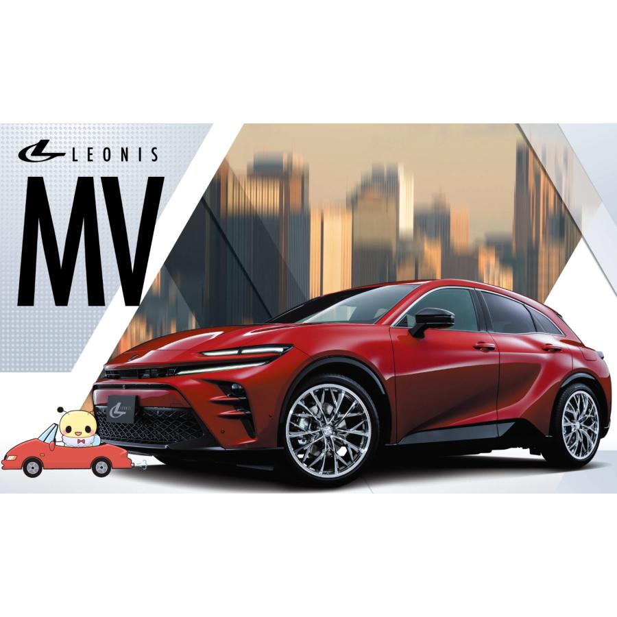 WEDS 【Weds/ウェッズ】レオニス MV 19インチ 19x7.5J 5/114.3 INSET:40 ブラックメタルコート／ミラーカット(BMCMC) 1本 新品 アルミホイール ...