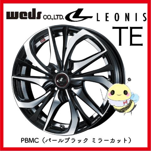 WEDS 【Weds/ウェッズ】レオニス TE 17インチ 17x6.5J 4/100 INSET:42 パールブラックミラーカット(PBMC) 1本 新品 アルミホイール LEONIS ...