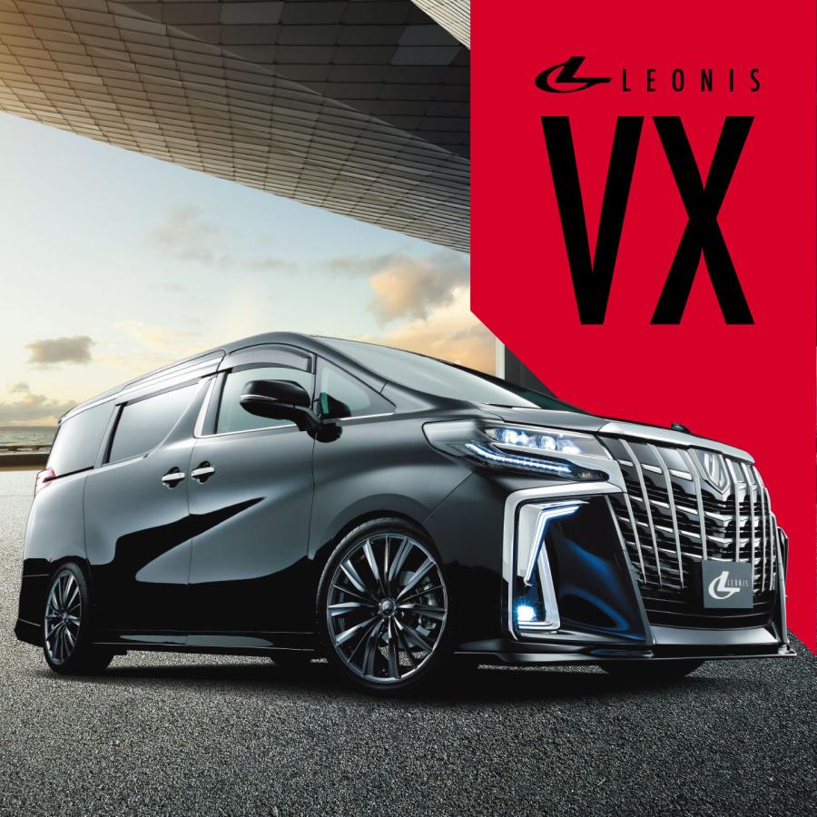 【Weds/ウェッズ】レオニス VX 20インチ 20x8.5J 5/114.3 INSET:45 ブラック/ミラーカット(BKMC) 1本 新品 アルミホイール LEONIS : weds ...