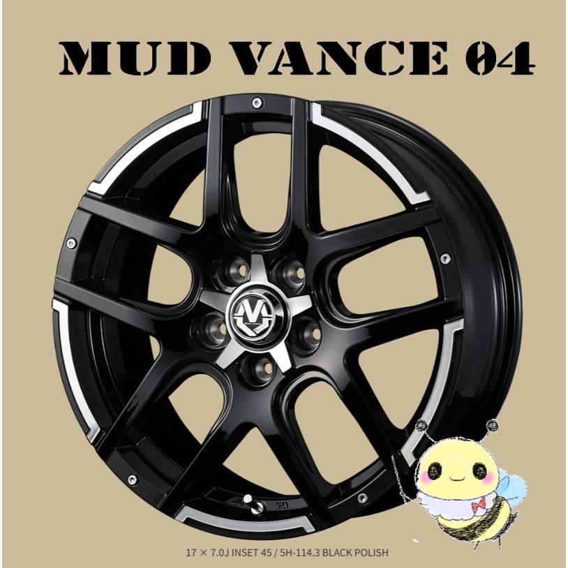 WEDS 【Weds/ウェッズ】MUD VANCE 04 20インチ 20x8.5J 6/139.7 INSET:20 ブラックポリッシュ 1本 新品 アルミホイール : はちっこ・ブーブー ...