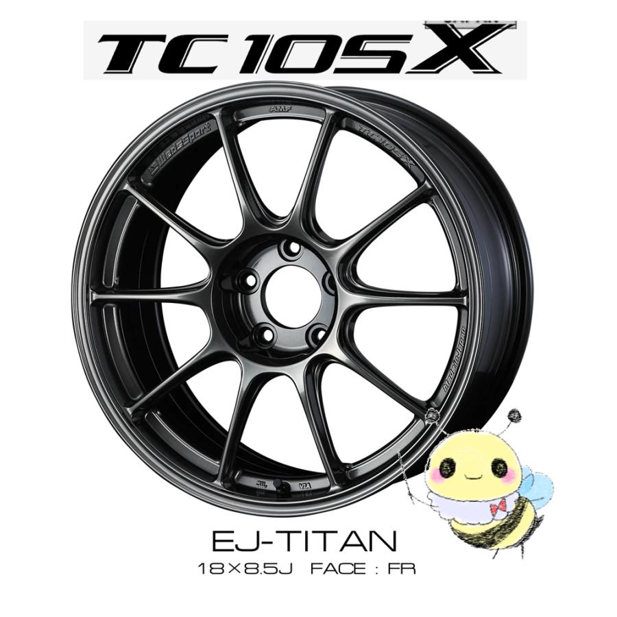 WEDS 【Weds Sport/ウェッズスポーツ】TC105X 16インチ 16x7.0J 4/100 INSET:43 EJ-TITAN 1本 新品 アルミホイール TC 105X ...