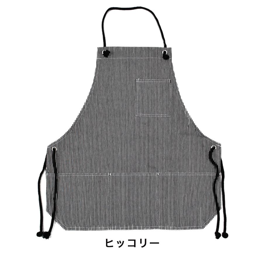 DIY 作業 デニムエプロン ロープ式 ブラック ヒッコリー A-101 : a-101 : ハチプロ - 通販 - Yahoo!ショッピング