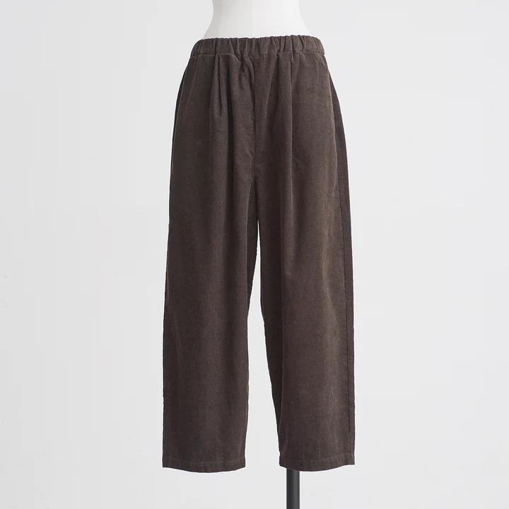 HEAVENLY (ヘブンリー) | CORDUROY FRONT TUCK EASY PANTS (charcoal/pink ...