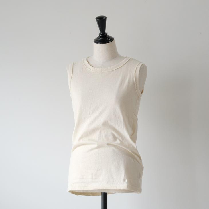 【SALE セール】NARU (ナル) | ムラ糸リサイクル天竺 ロングタンクトップ (milk) トップス タンクトップ シンプル お洒落 ...
