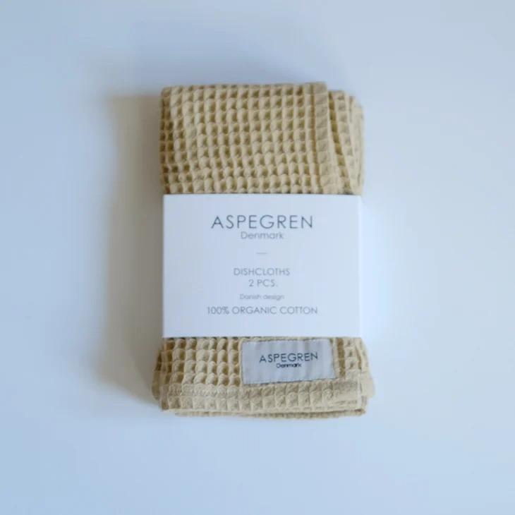 ASPEGREN Denmark (アスペグレンデンマーク) | 2PCS ディッシュクロス North (khaki) | キッチン雑貨 ...